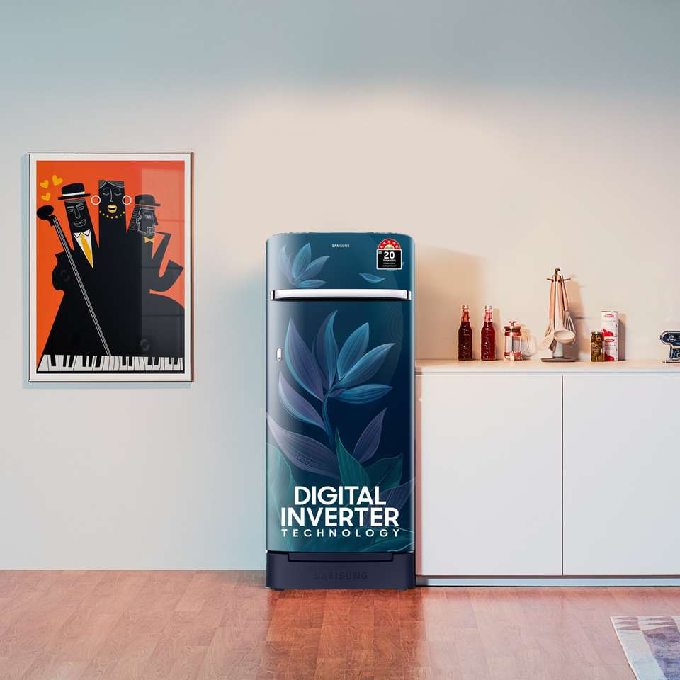 Samsung 215 L Direct Cool Single Door 5 Star Refrigerator with Digital ...