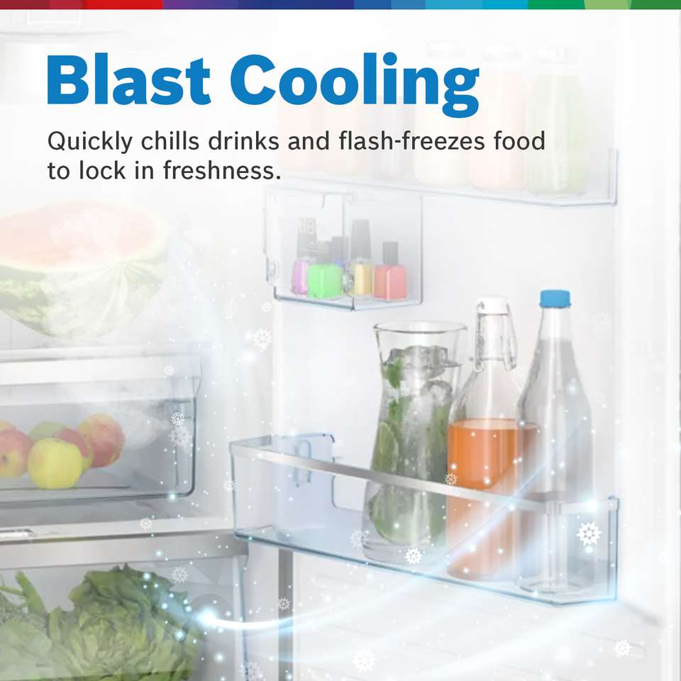 BOSCH 368 L Frost Free Double Door 3 Star Convertible Refrigerator with ...