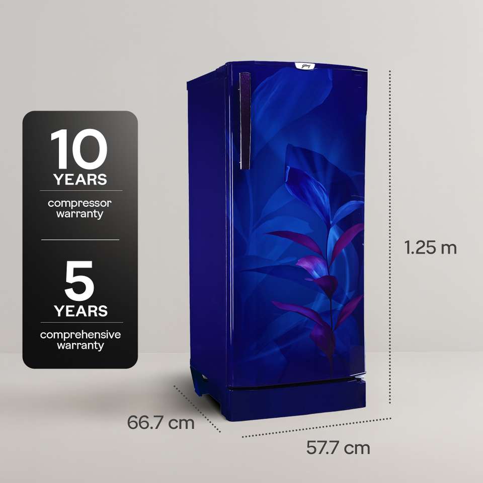 Godrej 185 L Direct Cool Single Door 5 Star Refrigerator with with ...