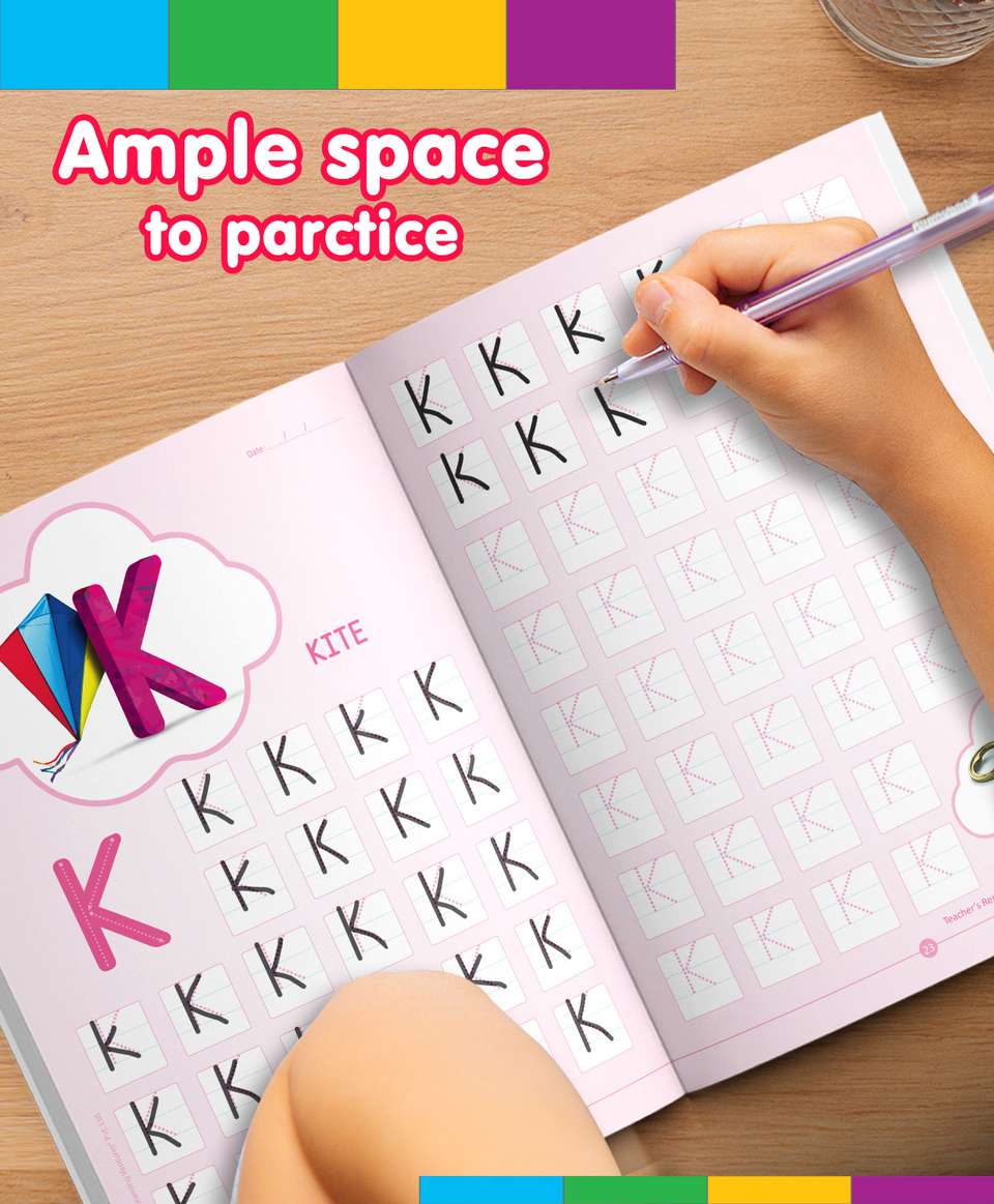 English Alphabet Writing Practice Books For Kids | 3 To 8 Year Old ...