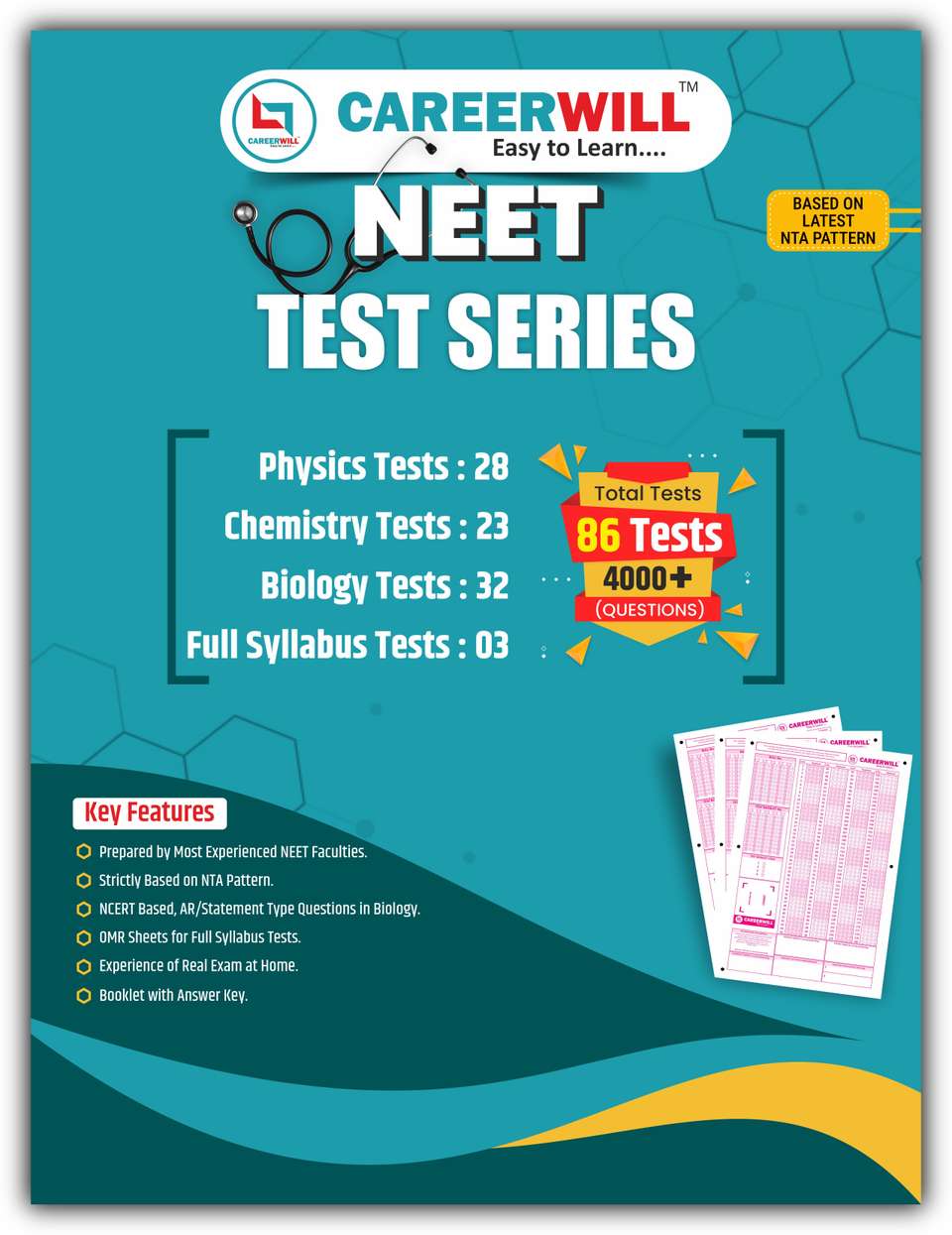 Careerwill NEET Test Series 2026 | 83 Chapterwise Tests | 3 Full ...