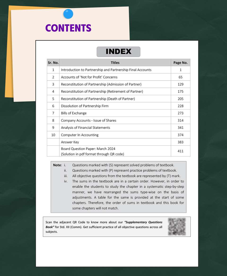 Std 12 Book Keeping And Accountancy | BK | SYJC Commerce Guide | Smart ...