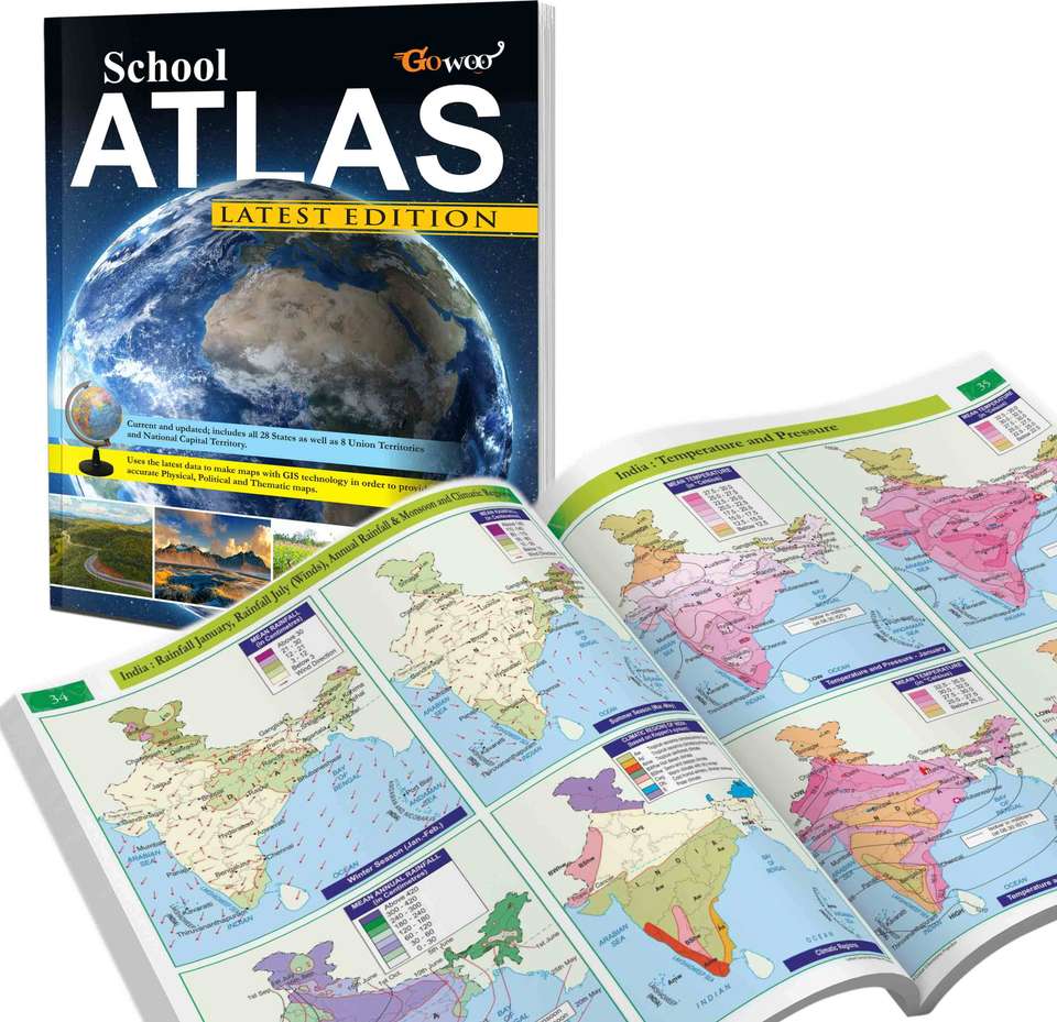 School Atlas – Updated Edition | Maplitho | Designed For Students ...