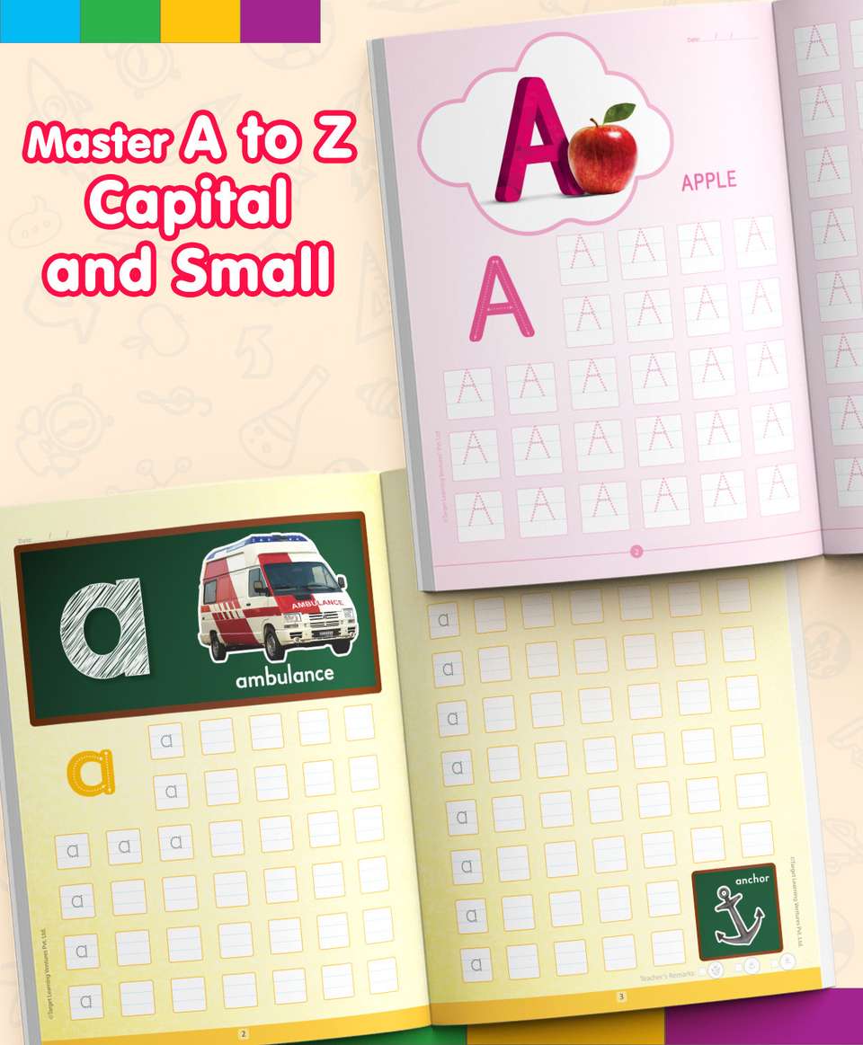 English Alphabet Writing Practice Books For Kids | 3 To 8 Year Old ...