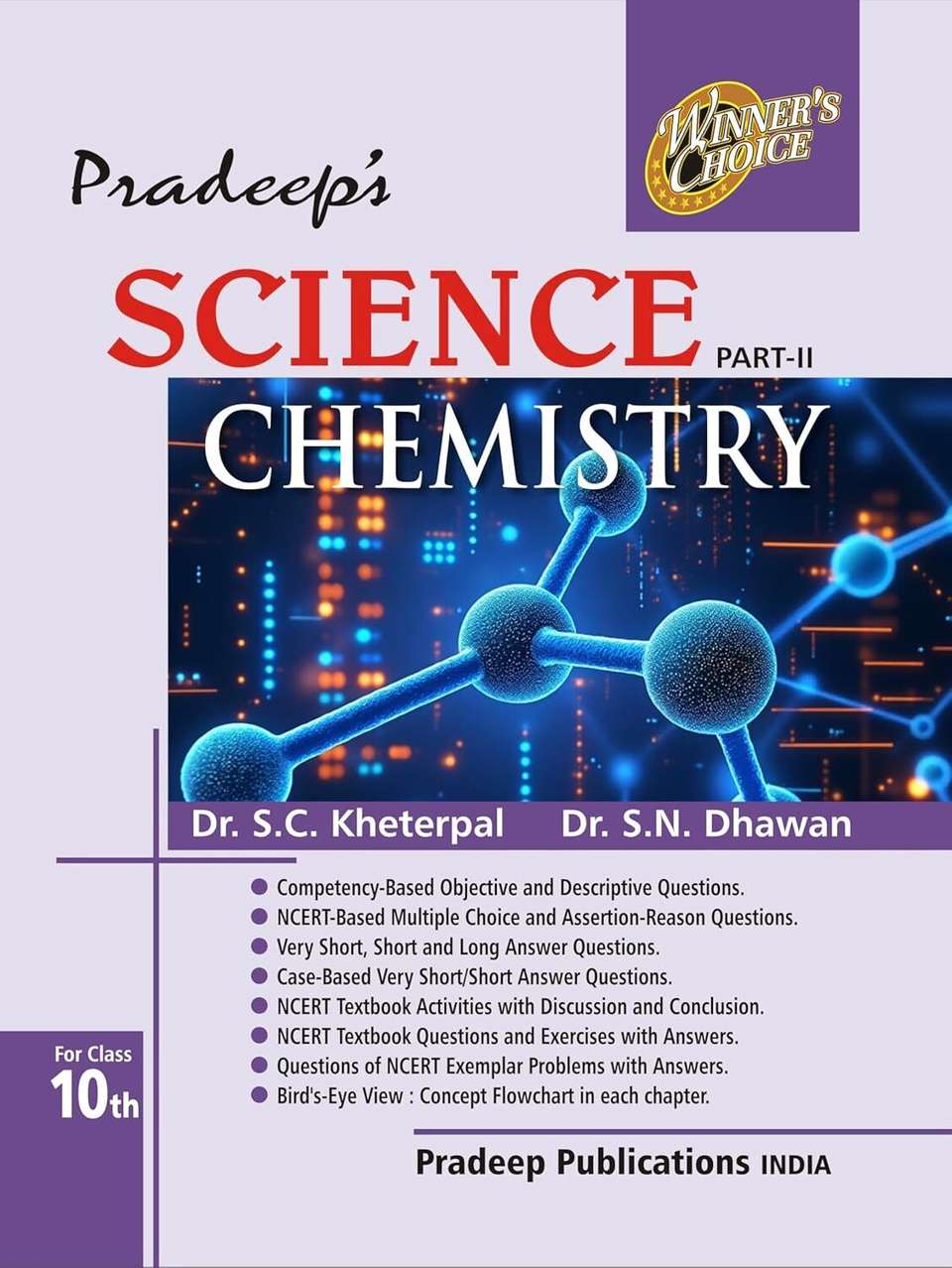 Pradeep Science Physics, Chemistry, Biology Part -I To III For Class 10 ...