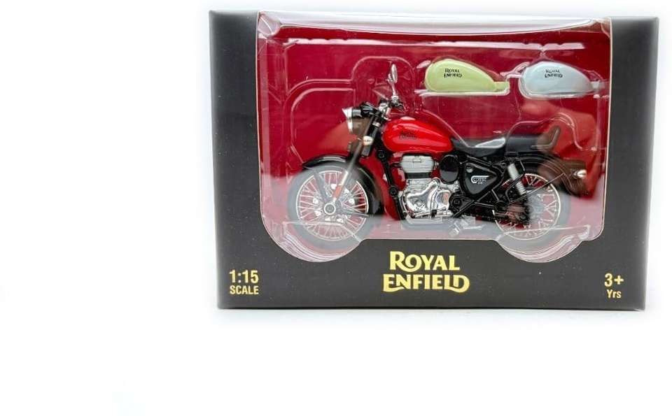 rjtoys Royal Enfield Classic 350 Diecast Toy Bike – 1:12 Scale ...