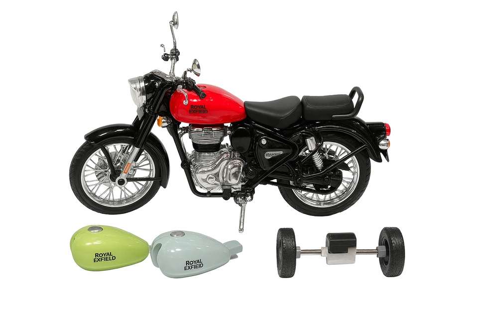 rjtoys Royal Enfield Classic 350 Diecast Toy Bike – 1:12 Scale ...