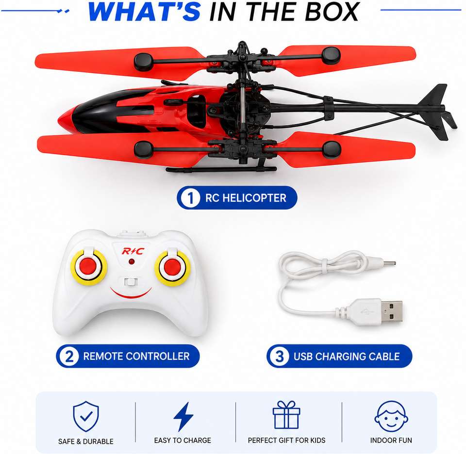 LV TOYS Fakon RC Flying Helicopter Toy - Fakon RC Flying Helicopter Toy ...