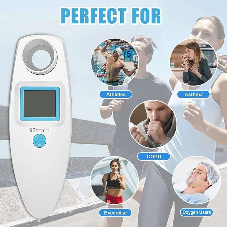B-Arm Sonmol Peak Flow Meter | PEF & FEV1 Pulmonary Health monitoring ...