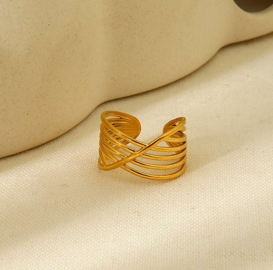 BLINGEE Rings for Women Girls Anti Tarnish Waterproof w/ Box Daily Wear ...