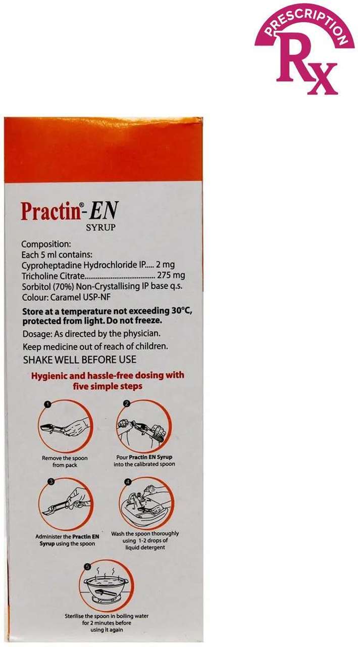 Practin EN Syrup (200 ml) Price in India - Buy Practin EN Syrup (200 ml ...