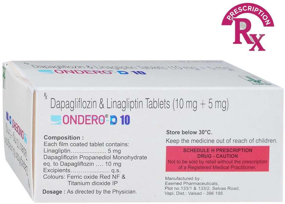 Ondero D 10 mg Tablet (10 Tab) Price in India - Buy Ondero D 10 mg ...
