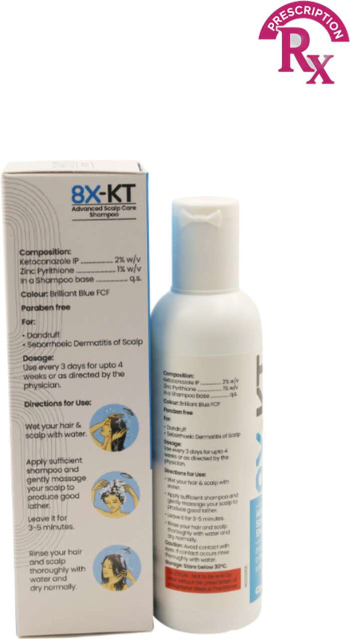8X KT Advanced Scalp Care Shampoo (60 ml) Price in India - Buy 8X KT ...