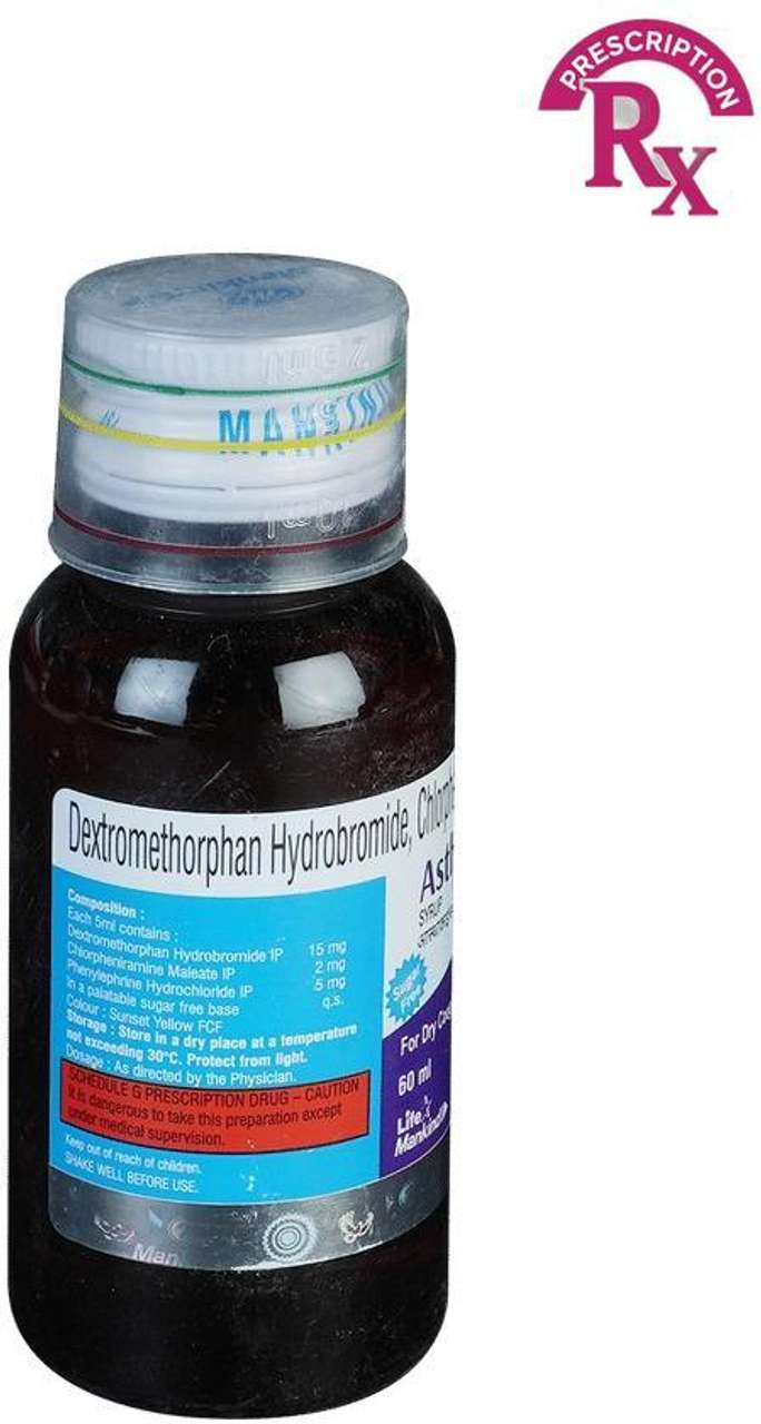Asthakind DX (Sugar Free) Syrup (60 ml) Price in India - Buy Asthakind ...