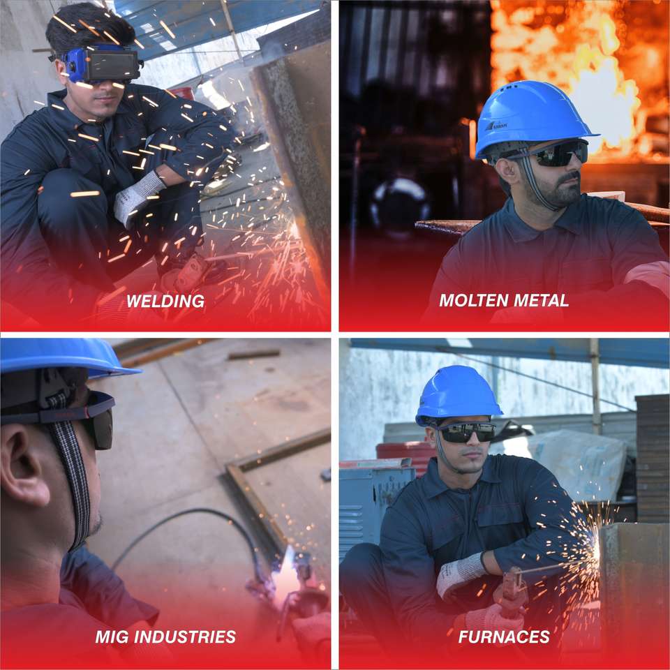 Karam ES004 Electric ARC Welding Safety Goggles with IR-11 Lens ...
