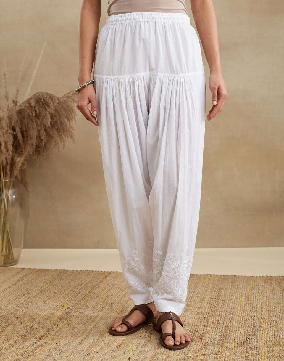 Fabindia Pure Cotton Embroidered Salwar - Buy Fabindia Pure Cotton ...