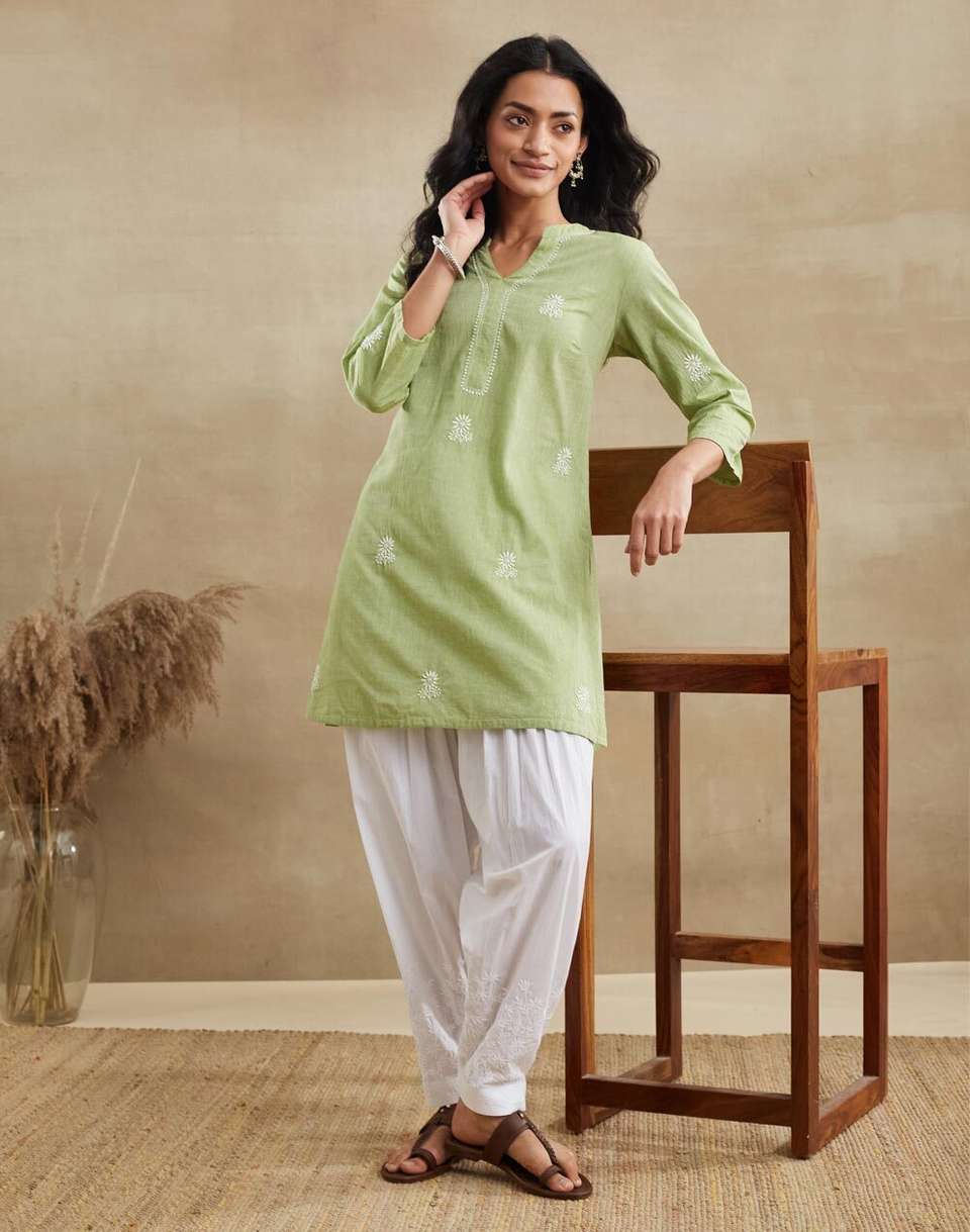 Fabindia Pure Cotton Embroidered Salwar - Buy Fabindia Pure Cotton ...