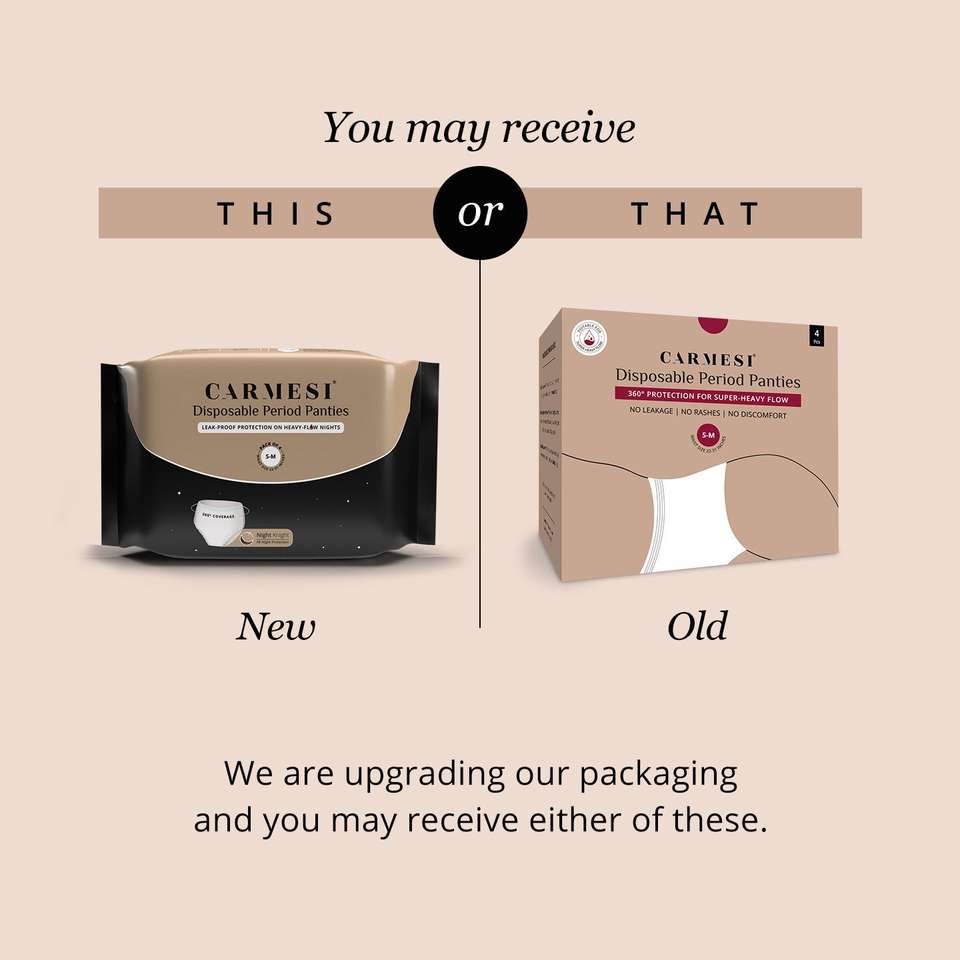 Carmesi Disposable Period Panties | Leak-Proof Protection For Heavy ...