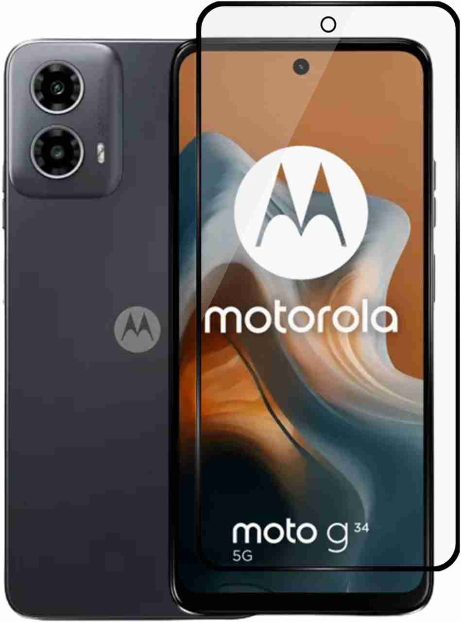 Gorilla Cases Edge To Edge Tempered Glass for Motorola G34 5G, Moto G34 ...