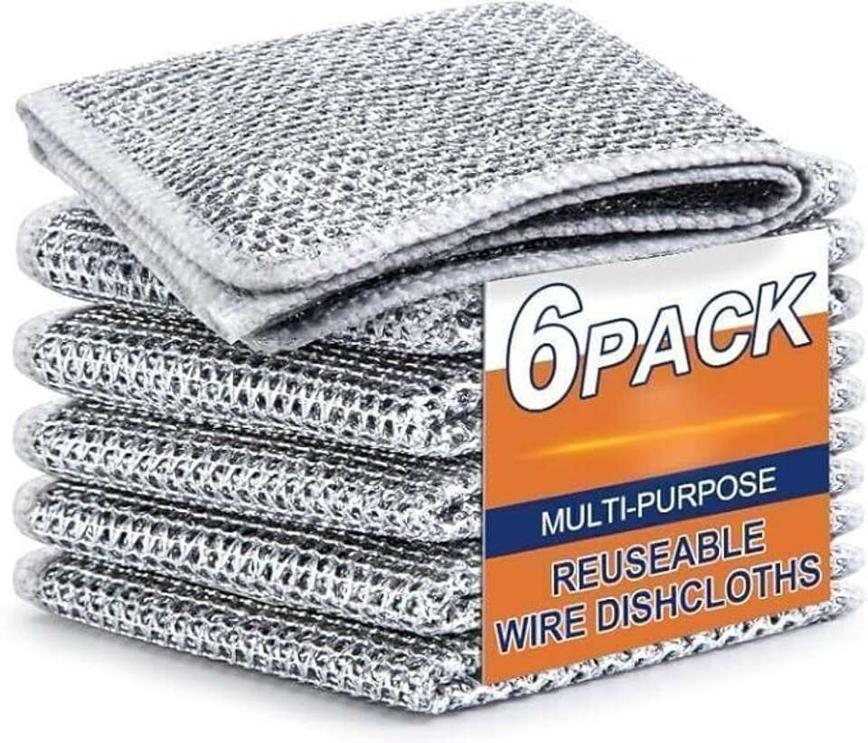 Gripgo Pack of 20 Dishwashing Scrub/ Steel WIre Cloth Pads KSP3.414 ...