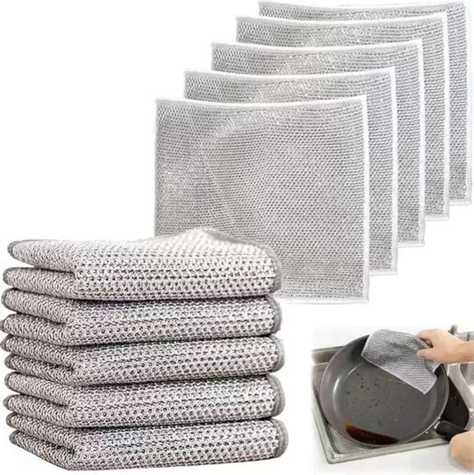 VRDH (Pack of 20) Dishwashing WIre Cloth/ Stainless Steel Scrub Pads 1. ...