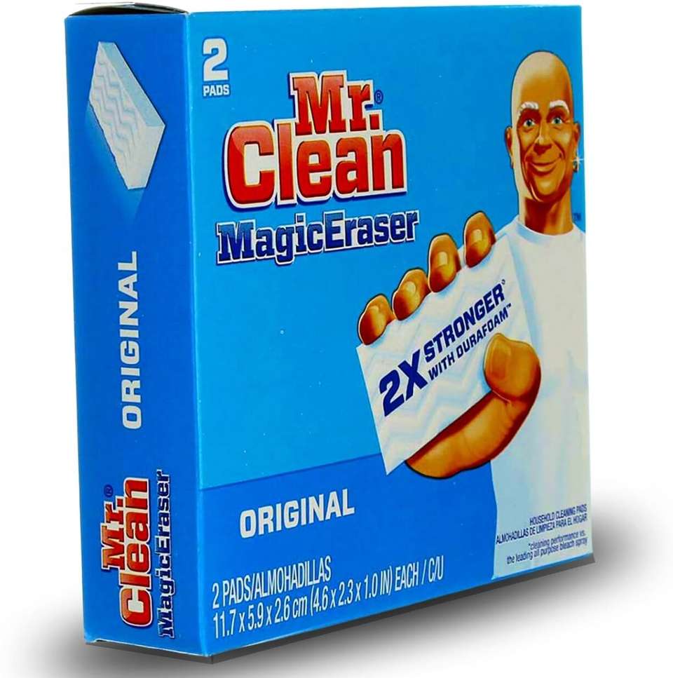 Mr. Clean Erase and Renew Magic Eraser, Original, 2 Count Scrub Pad ...