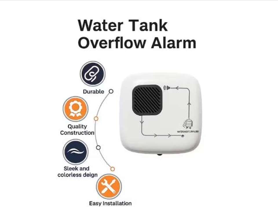 V3Squared Water Tank Overflow Alarm Wireless Sensor Security System ...