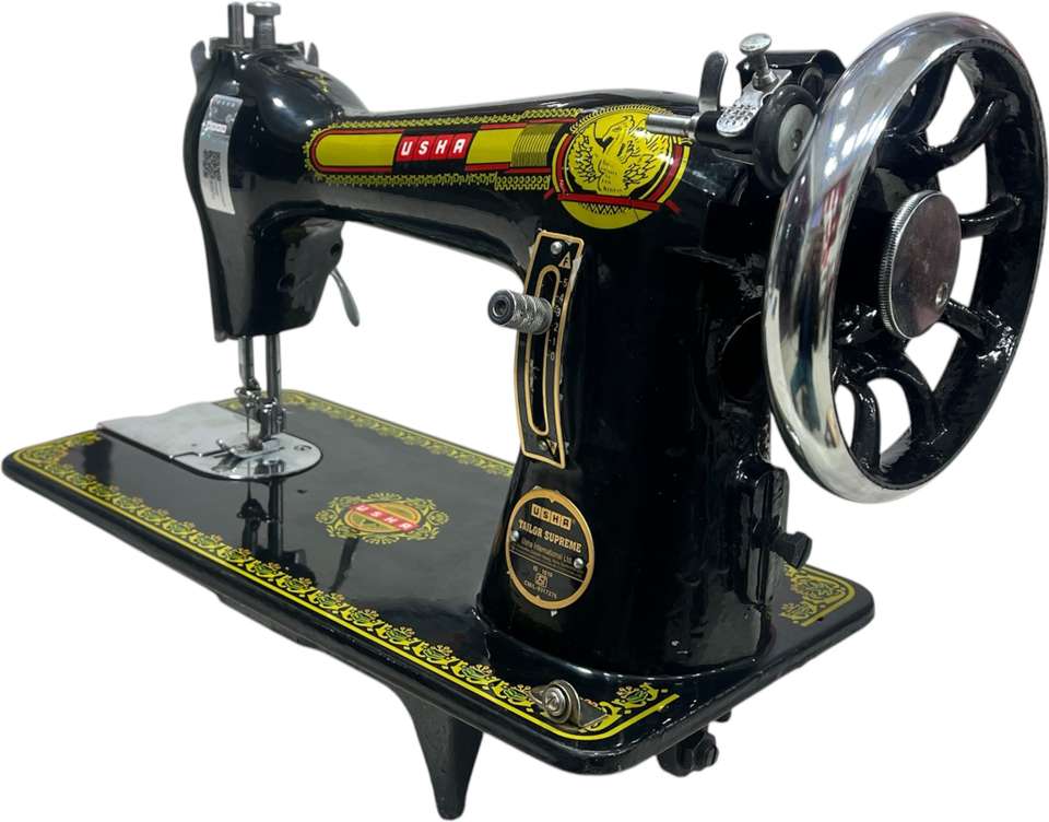 USHA TAILOR SUPREME Manual Sewing Machine 1 built-in stitches 850 SPM ...