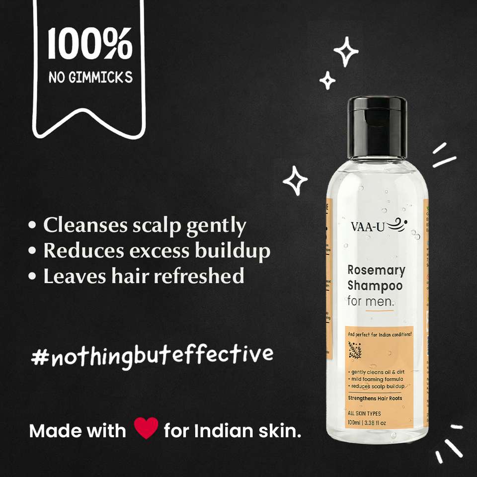 VAA-U Rosemary Hair Growth Shampoo | For Men | With Glycerin and ...