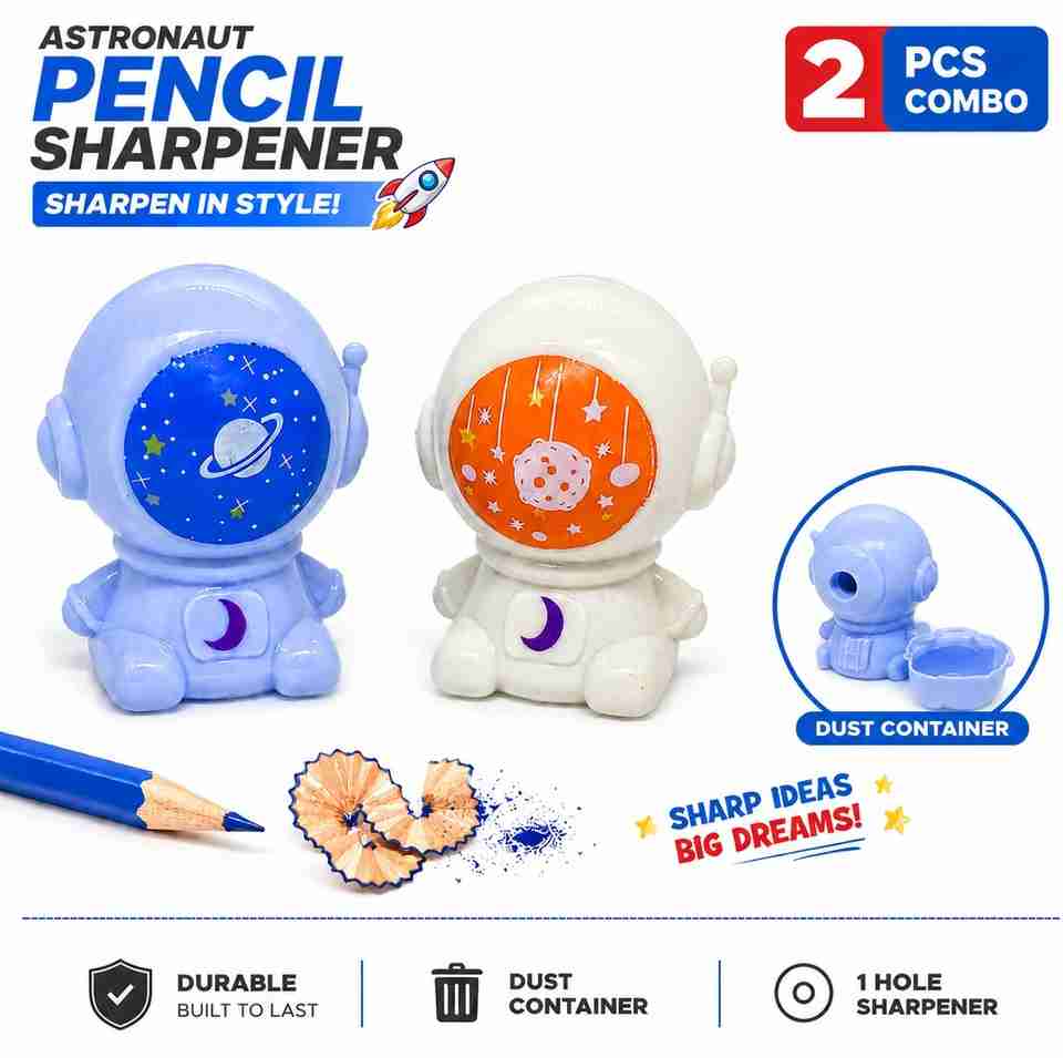 Flipkart.com | Shree shyam store Astronaut Pencil Sharpener with Dust ...