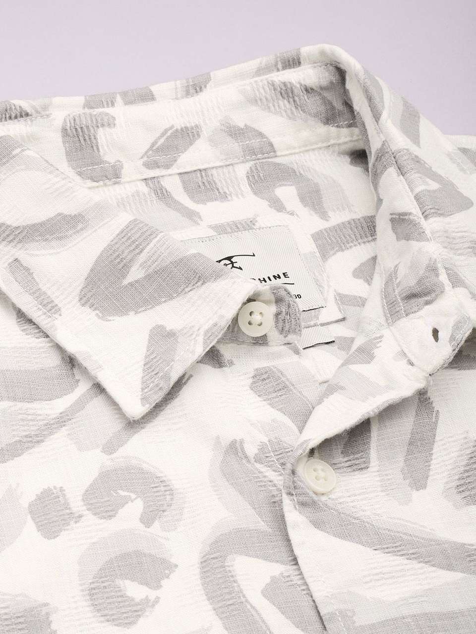 FLYING MACHINE Men Printed Casual Purple Shirt - Buy FLYING MACHINE Men ...