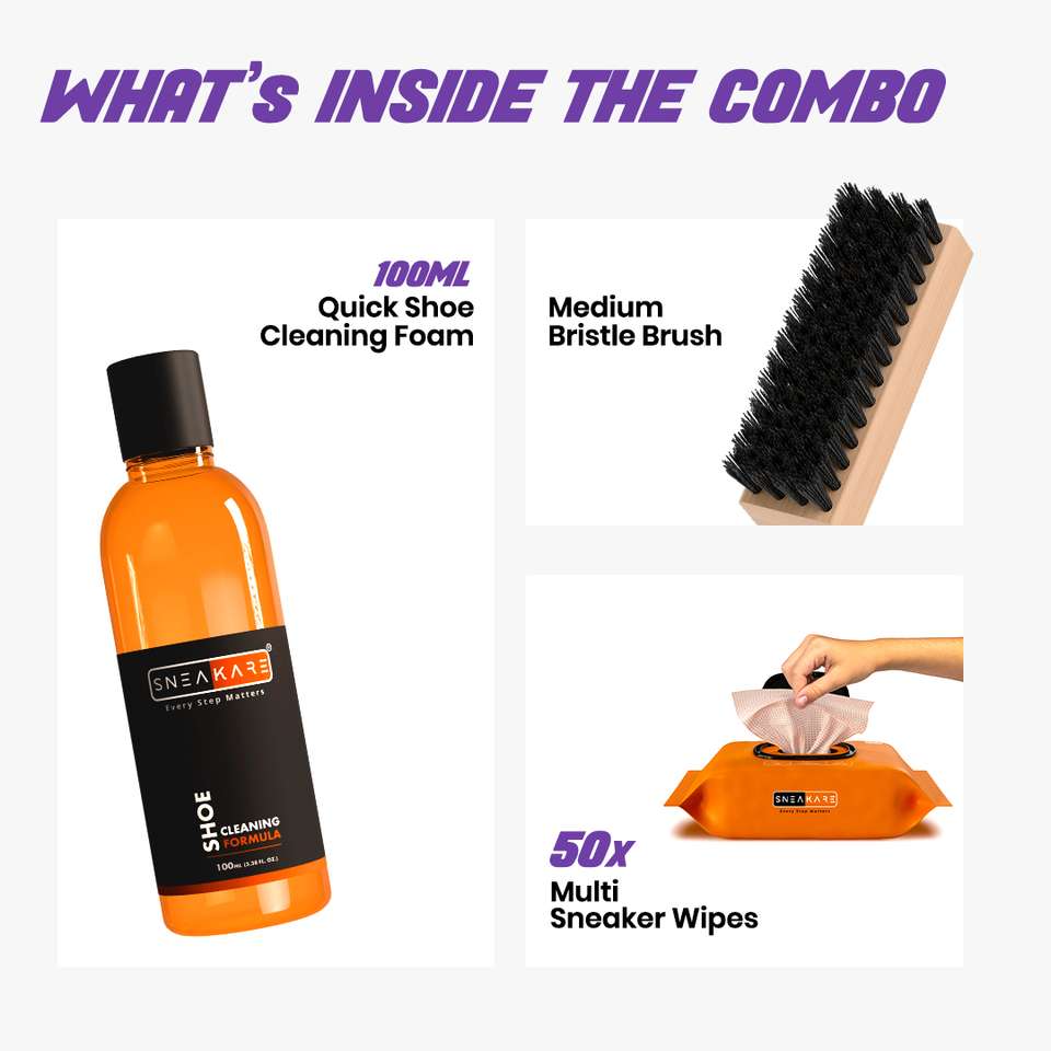 SNEAKARE Combo Basic kit with multipack Wipes Cleaner Price in India ...