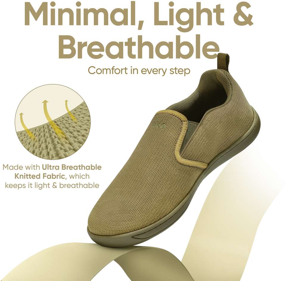 Frido Cloud Comfort Casual Sports Slip-On Shoes, Zero-Drop Barefoot ...