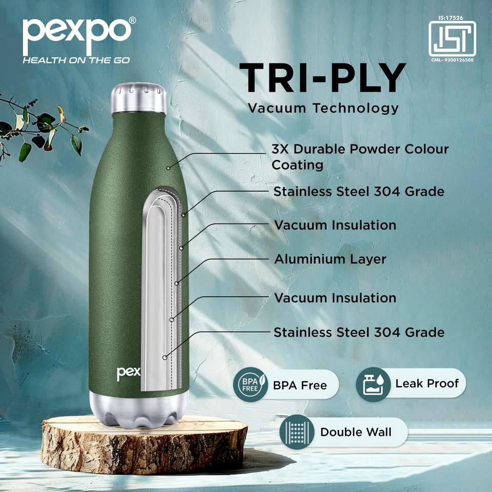 Go24 Electro 1800, Hot & Cold thermosteel Water Bottle with Jute-bag ...