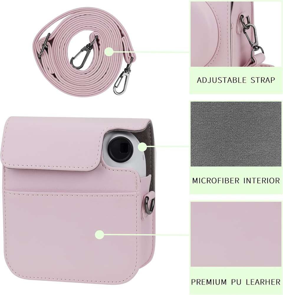 Stela Instax Mini 12 Protective Case PU Leather Camera Bag - Stela ...
