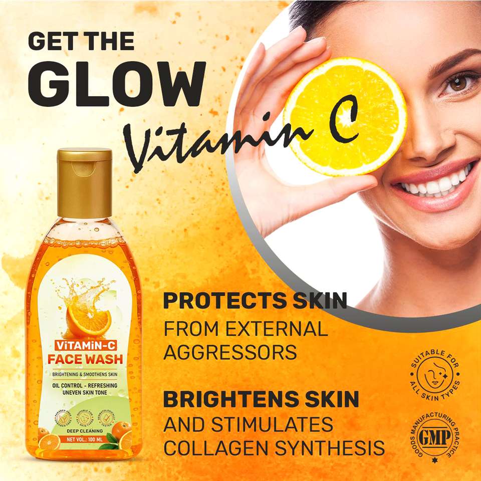 MDJ 2-Pack Vitamin-C – For Bright & Smooth Skin Face Wash - Price in ...