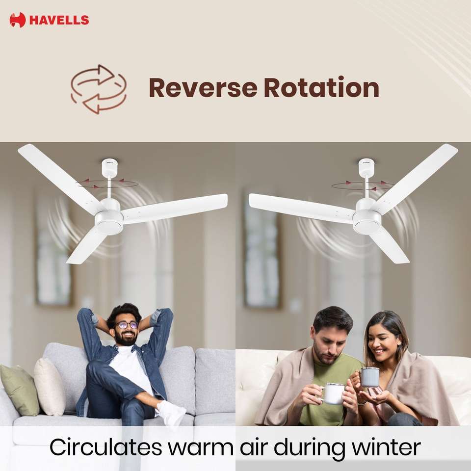 HAVELLS FAB|Remote Controlled|Low Noise|Upto 65% Energy Saving|Reverse ...
