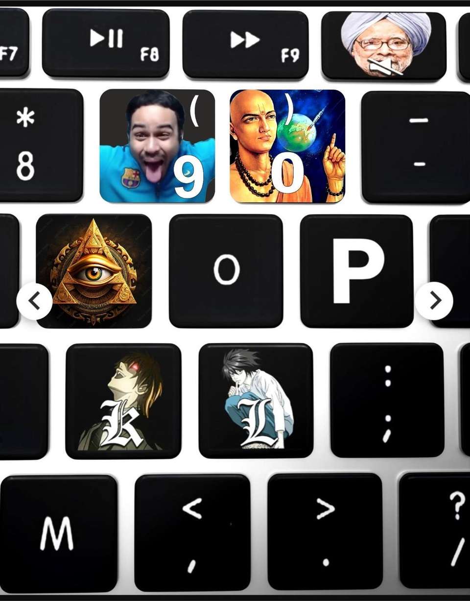 KARKEEN MEMES KEYBOARD STICKER 05 LAPTOP Keyboard Skin Price in India ...
