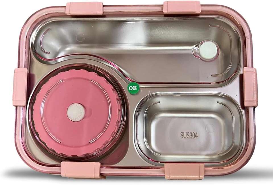 Flipkart.com | Kello Steel Airtight Leak-Proof Tiffin Box for Kids ...