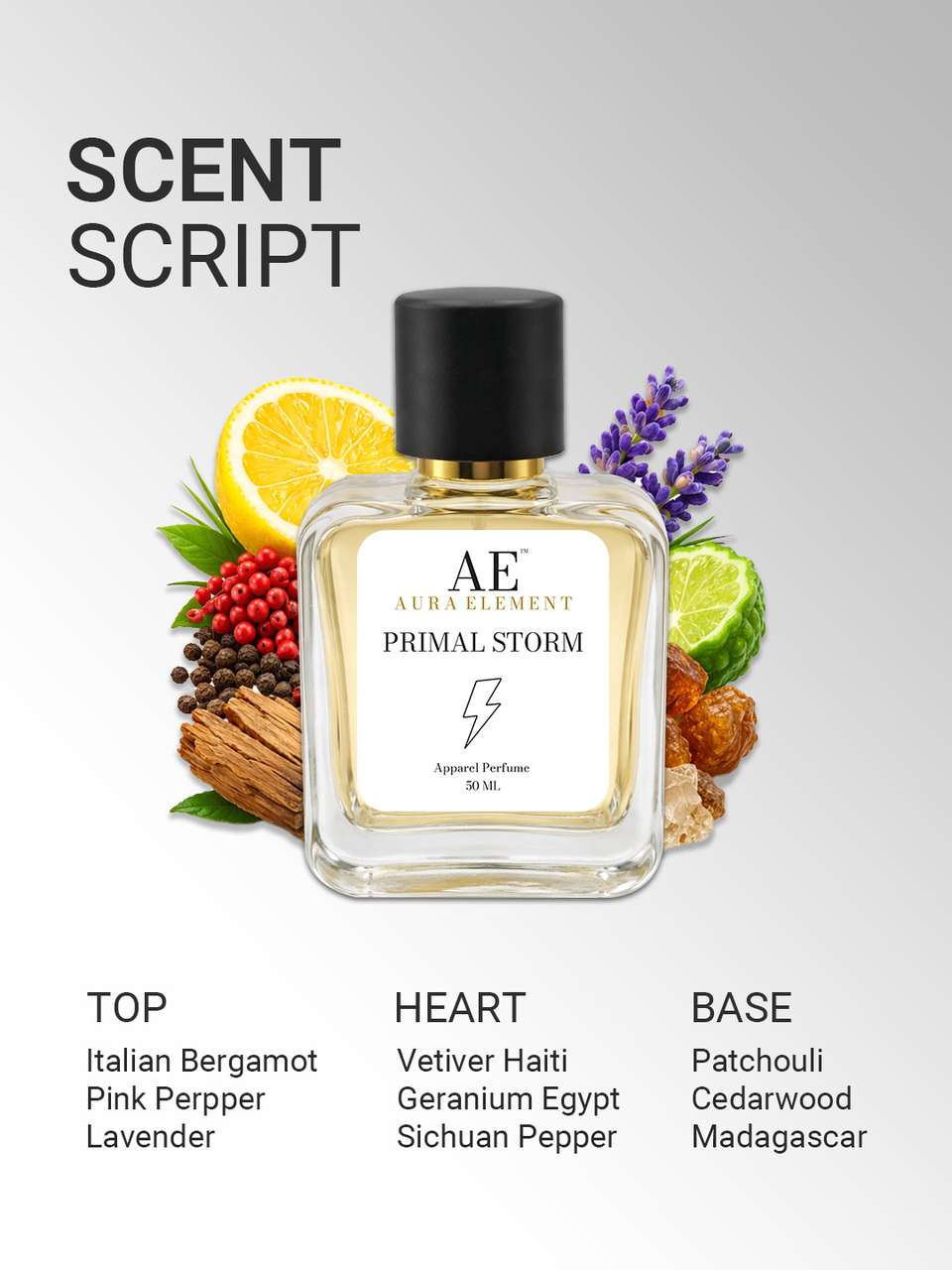 Buy Aura Element Primal Storm Perfume - 50 ml Online In India ...