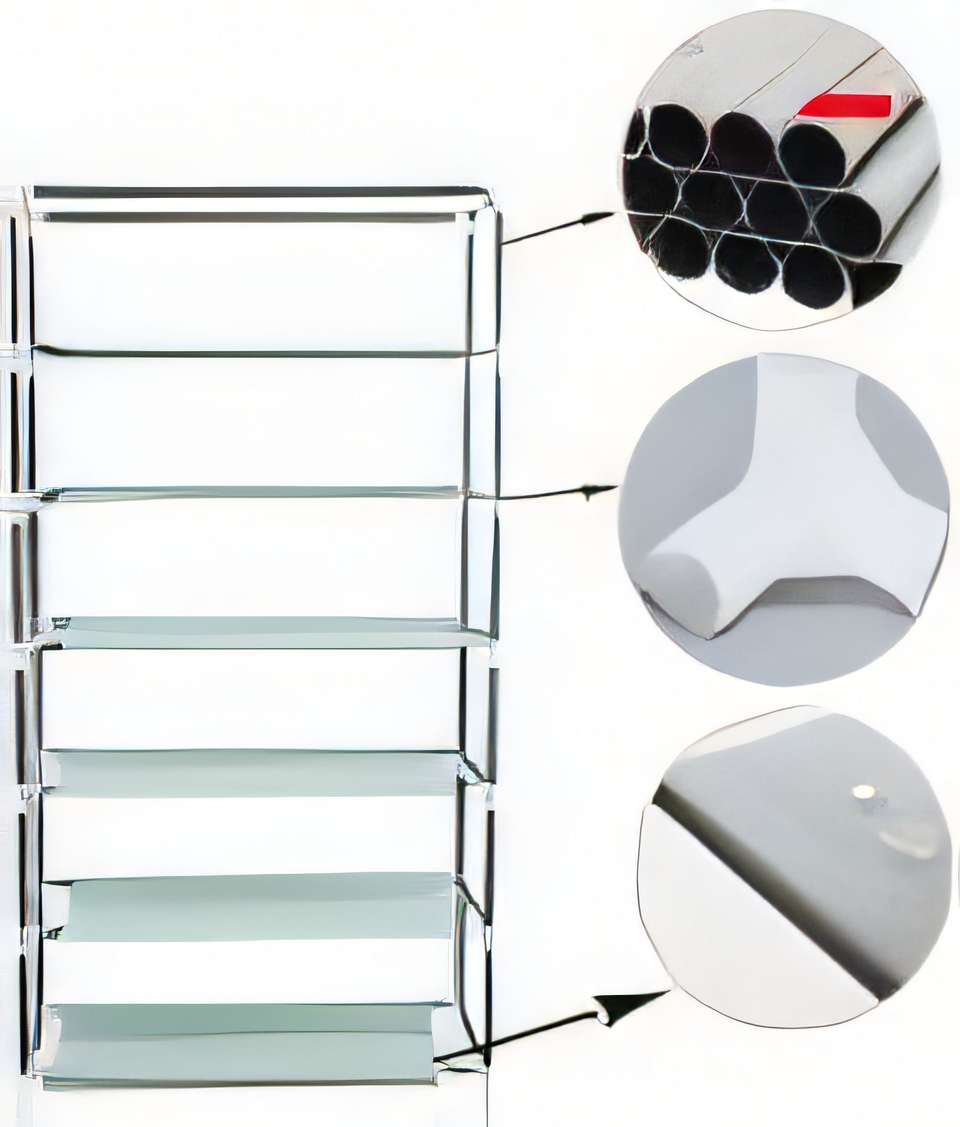 ZENVEXYO 6 Layer Heavy PVC Pipe Shoerack Plastic Shoe Stand Price in ...