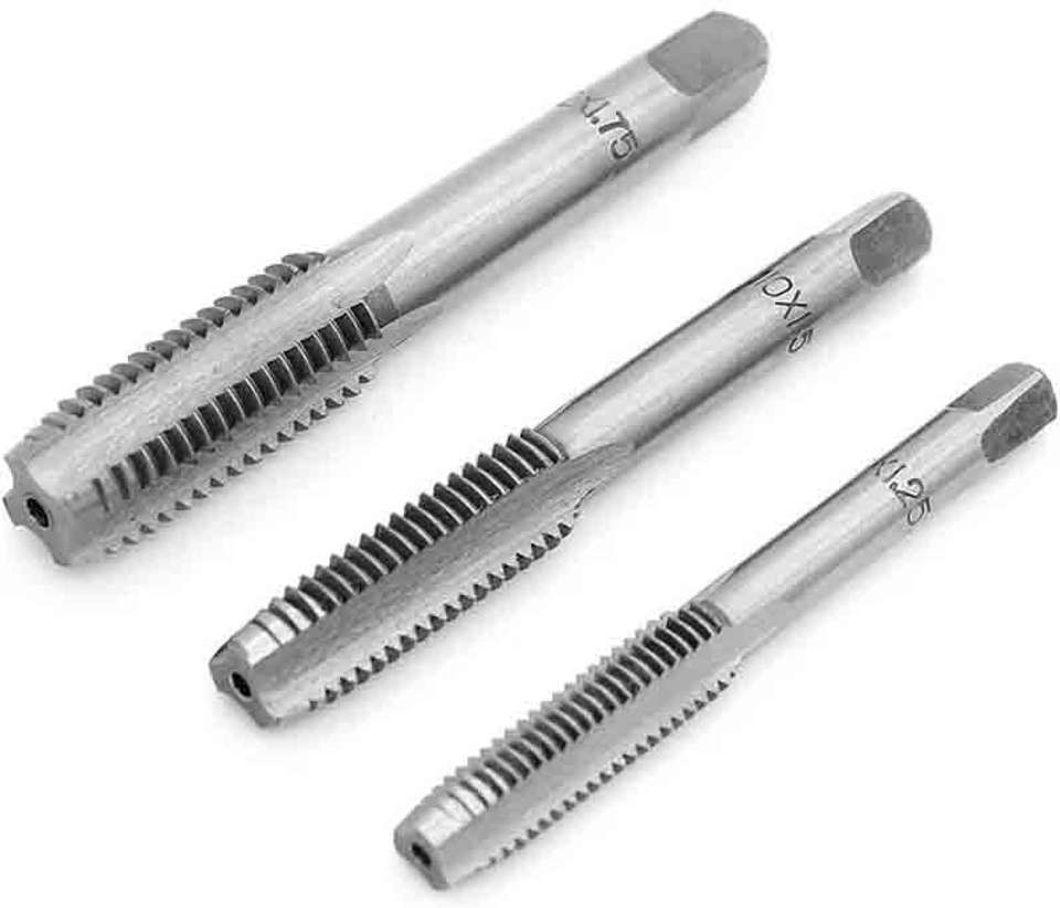 NITYA 8 Piece Metric Tap Set - Adjustable Hand Metric Thread Tap Tap ...