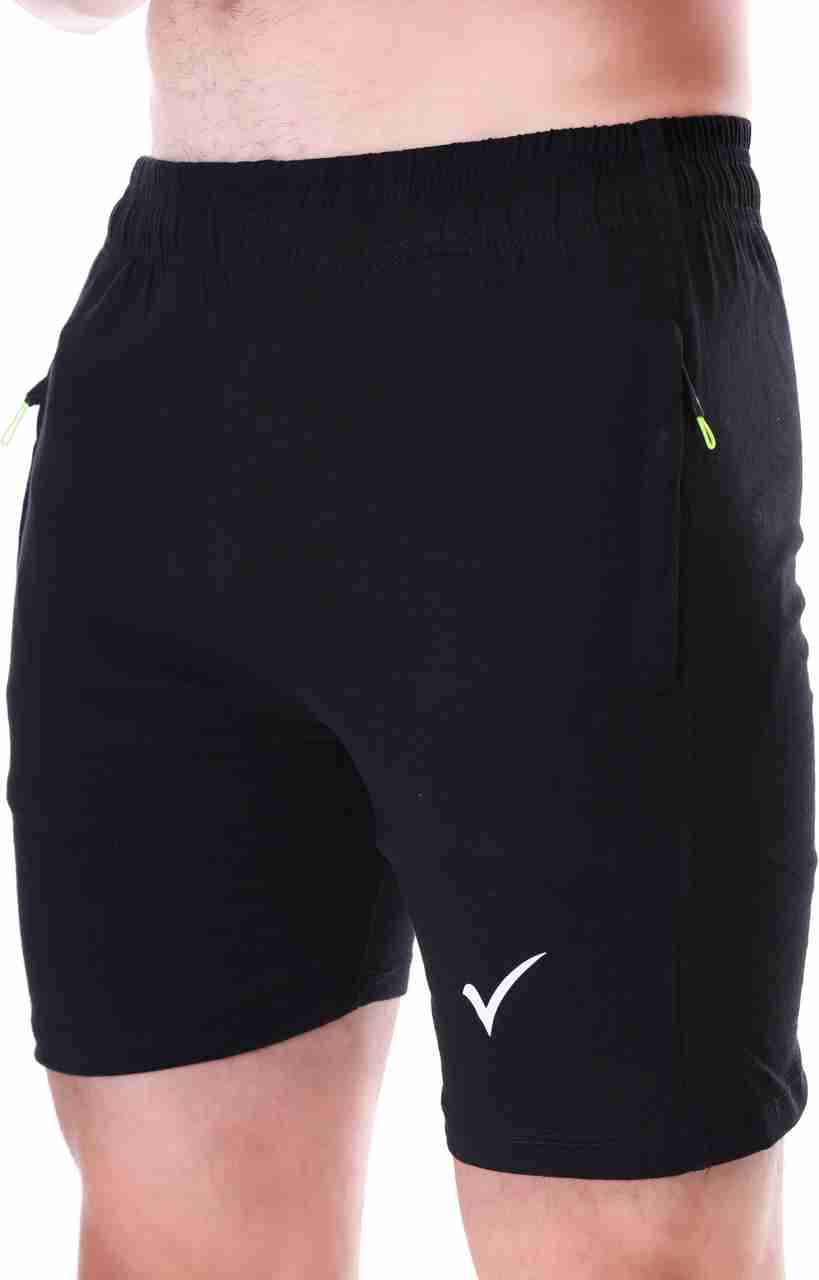 Balaji Linesport Wear Solid Men Black Gym Shorts - Buy Balaji Linesport ...