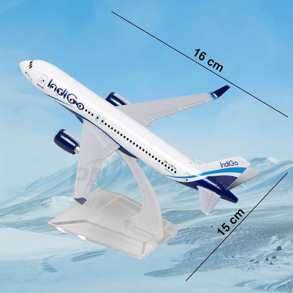 PN AVAN IndiGo Diecast Aeroplane Scale Model only for Display, A320 ...