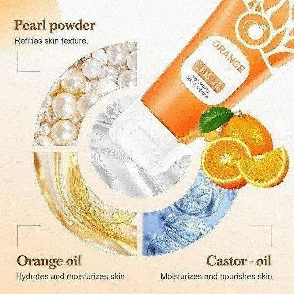CHITROSE Active Orange Enzyme Face Exfoliator Smooths & Brightens Price ...