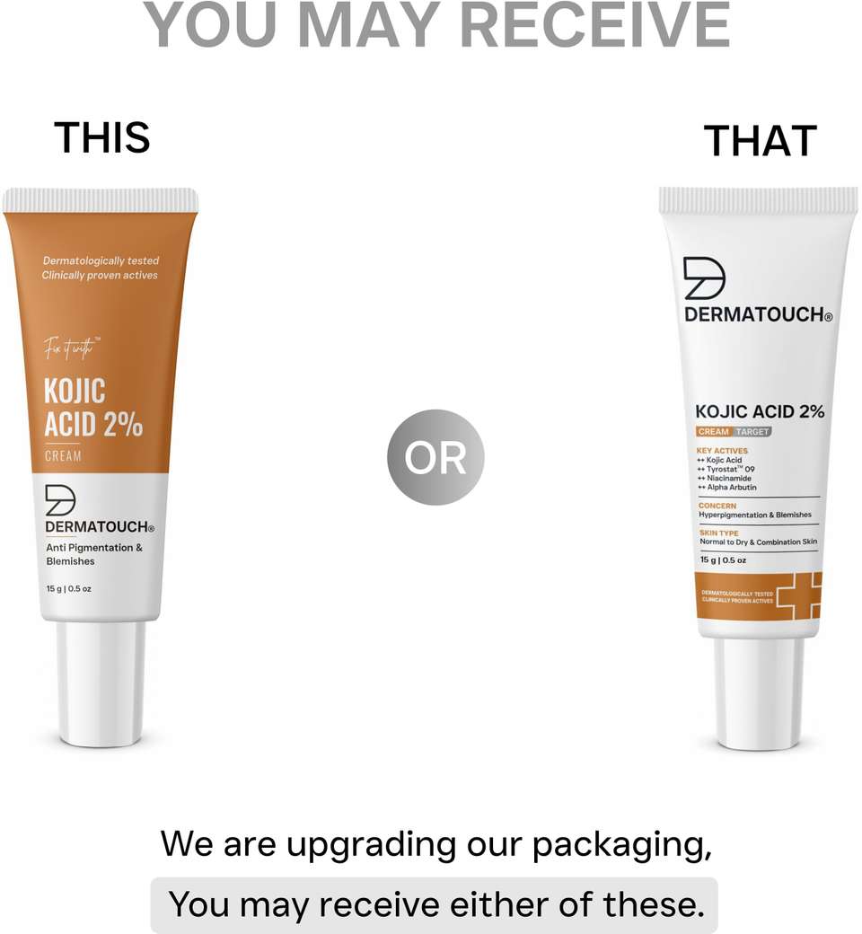 Dermatouch Kojic Acid 2% Cream | For Pigmentation & Dark Spot Reduction ...