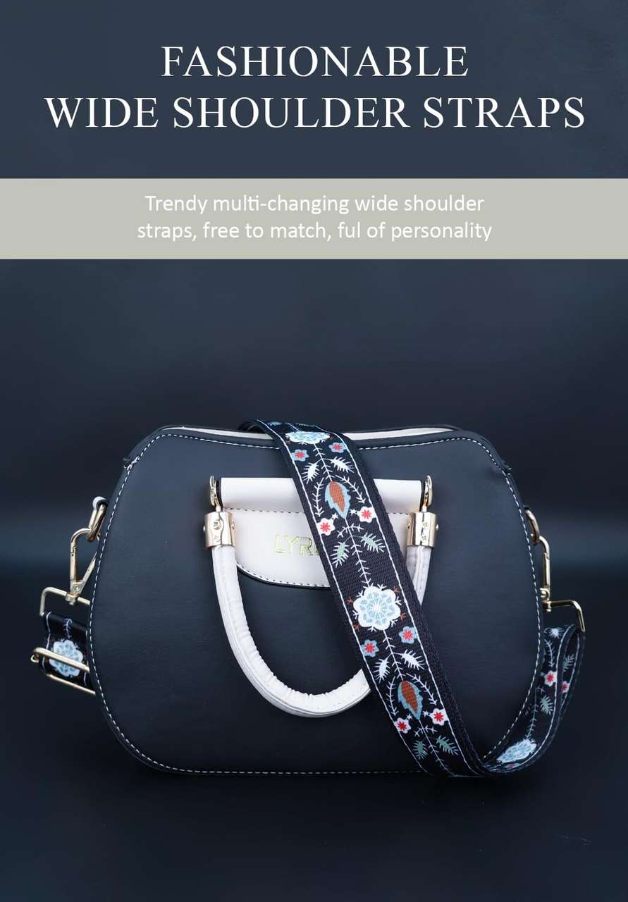 anystarshop Black Shoulder Bag 1.5" Wide Crossbody Shoulder Strap Boho ...