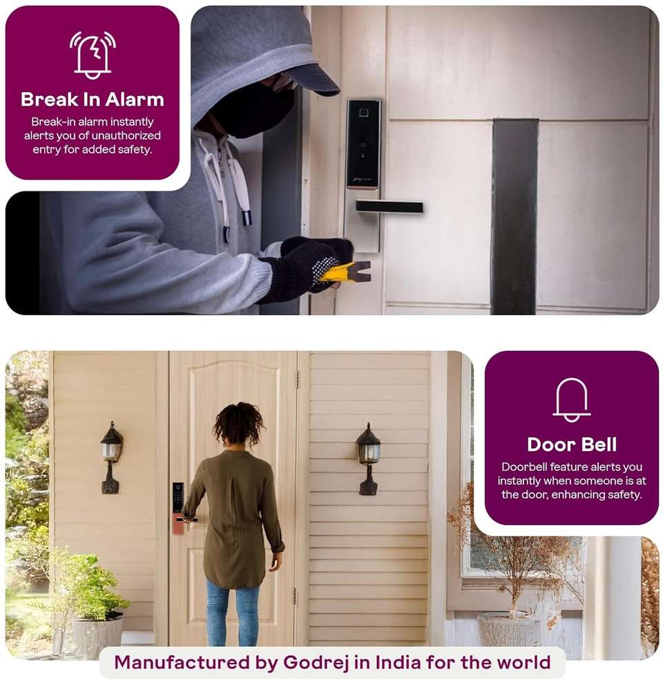 Godrej Locks Digital Lock I Advantis GSL D1 Lock for Main Door I7 ...
