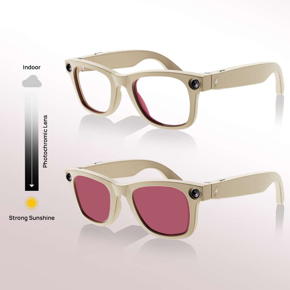 Fire-Boltt Fire-Lens F1 AI Camera Smart Glasses | 8MP | Hands-Free ...