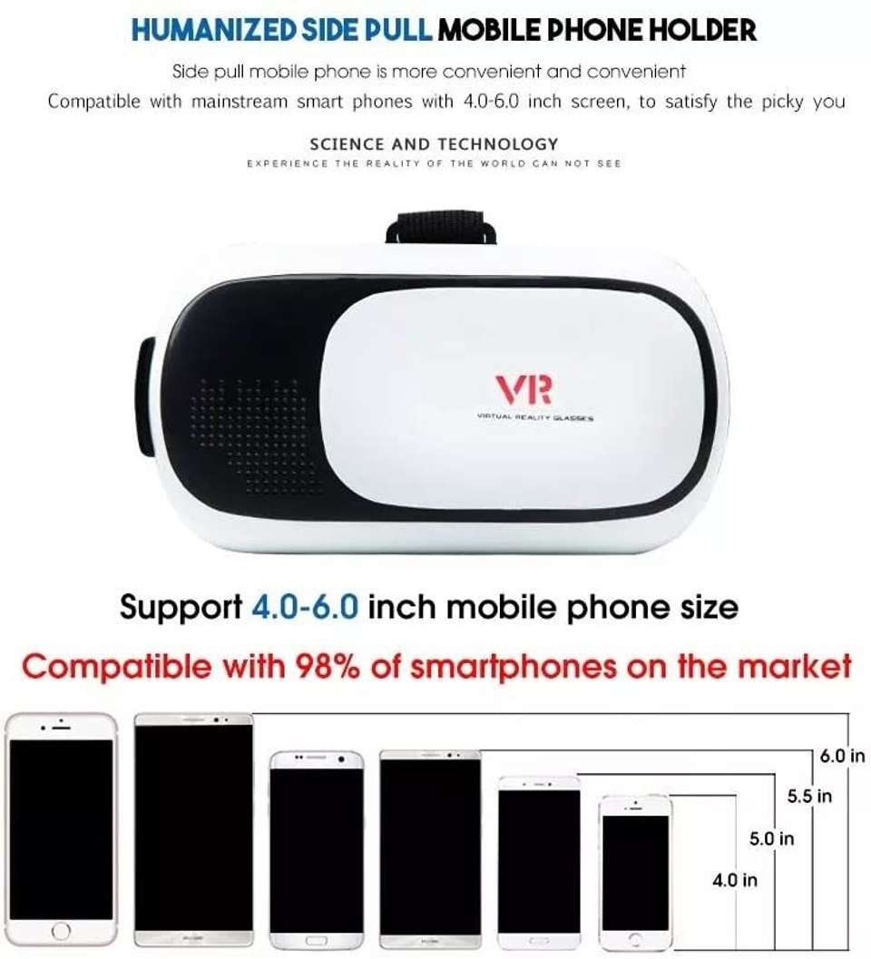 DioQuest VR Headset HD 3D Virtual Reality Box for Mobile Movies and ...